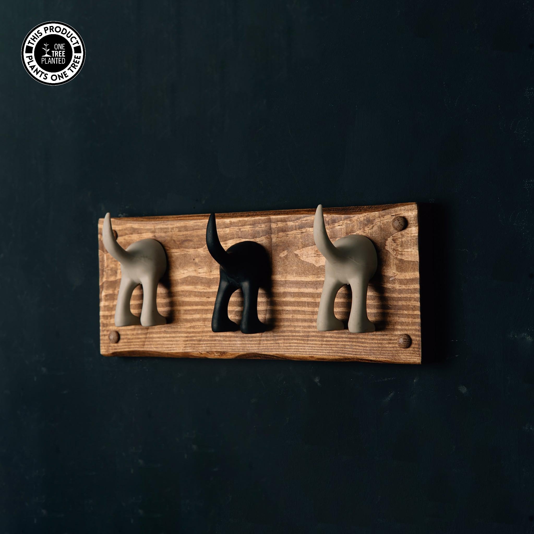 Rustic Dog Tail Wall Hooks | Rustic Fox Ltd